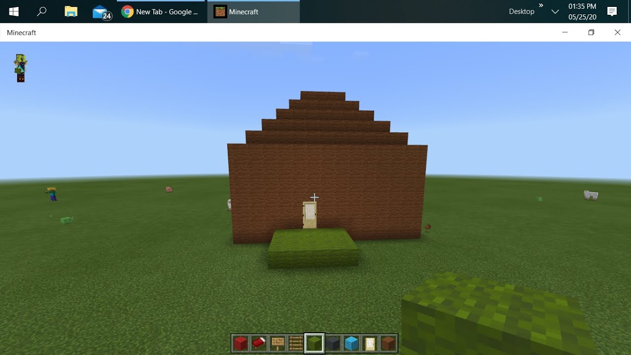 how to build a wool house in mincraft - YouTube