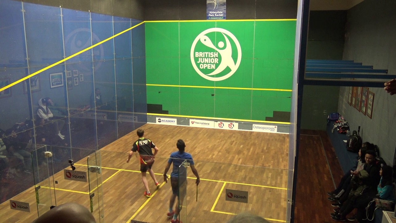 SQUASH BJSO 2017 SEMI BU15 YAHIA EL NWASUANI VS SAM TODD 2 SET - YouTube
