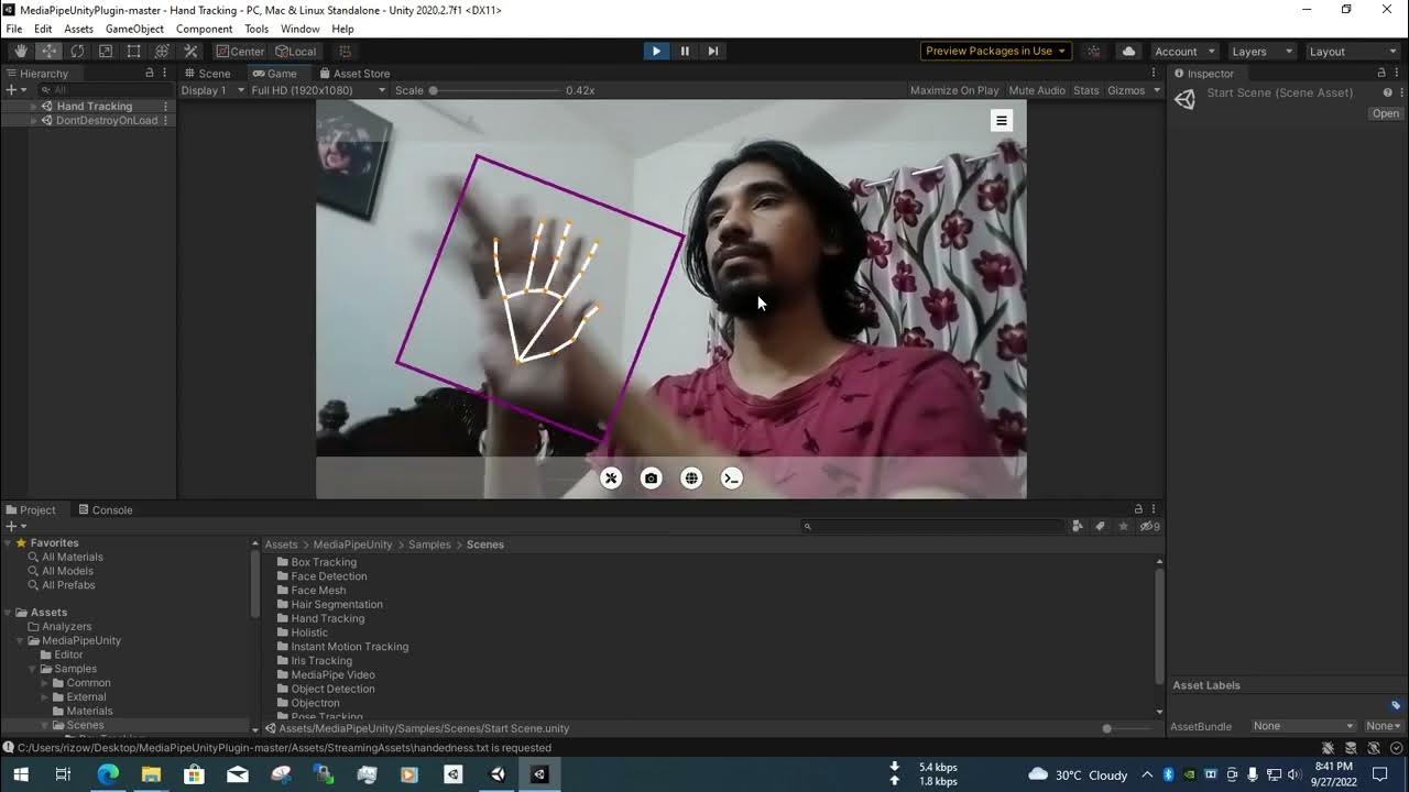 Mediapipe+Opencv in Unity3D Demo - YouTube