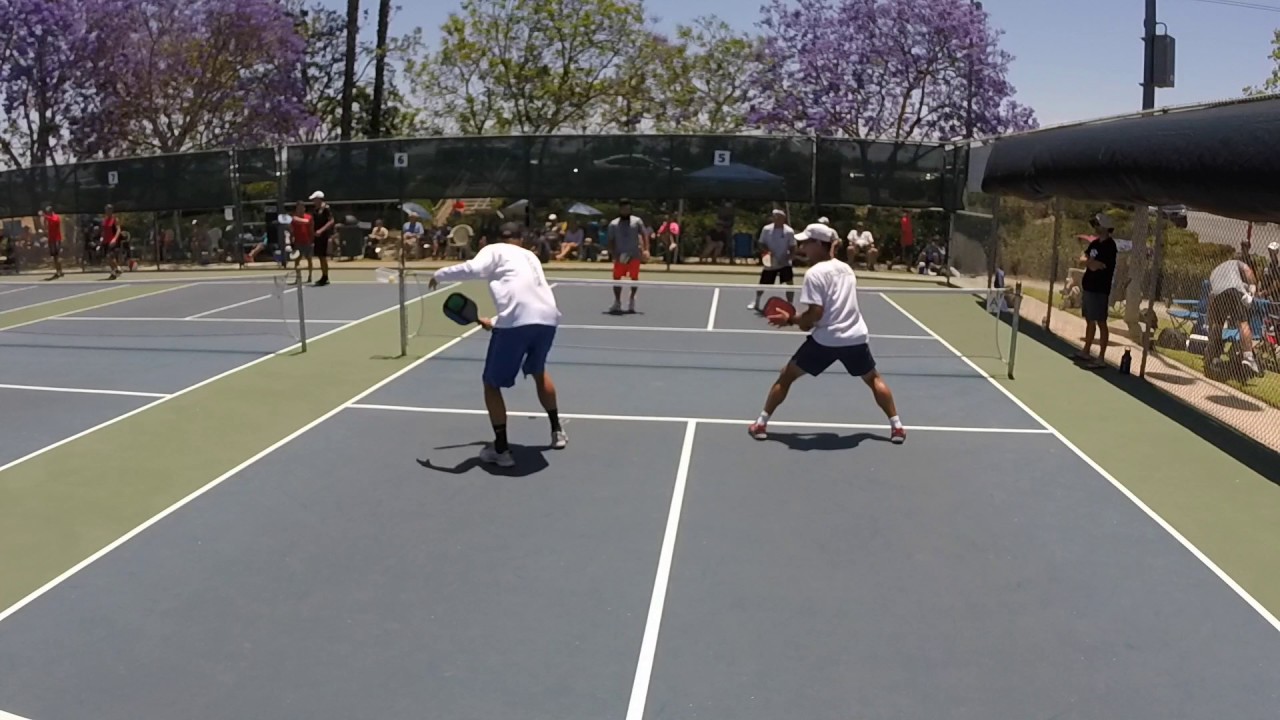 2017 Pickleball Tournament May Mayhem MD 5.0 Steve Dawson/Warnick vs ...