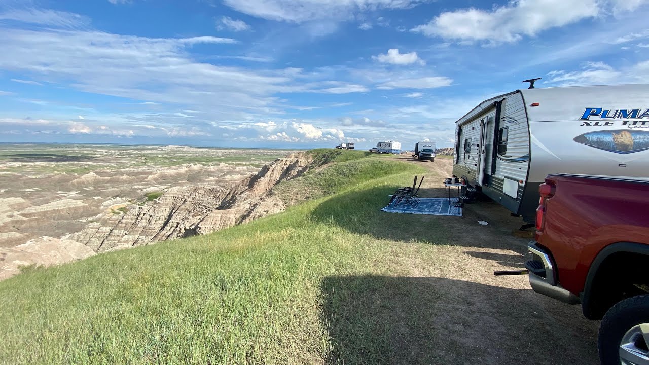 Badlands Boondocking - YouTube