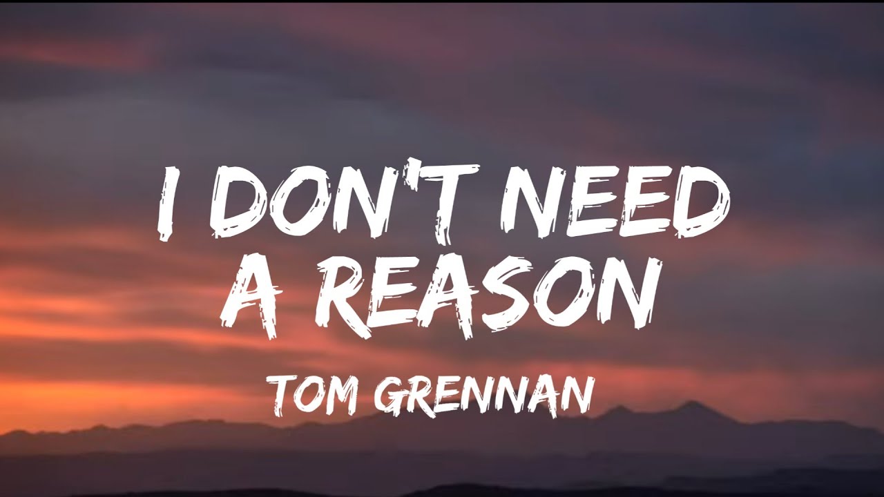 Tom Grennan - I Don't Need a Reason (lyrics) - YouTube