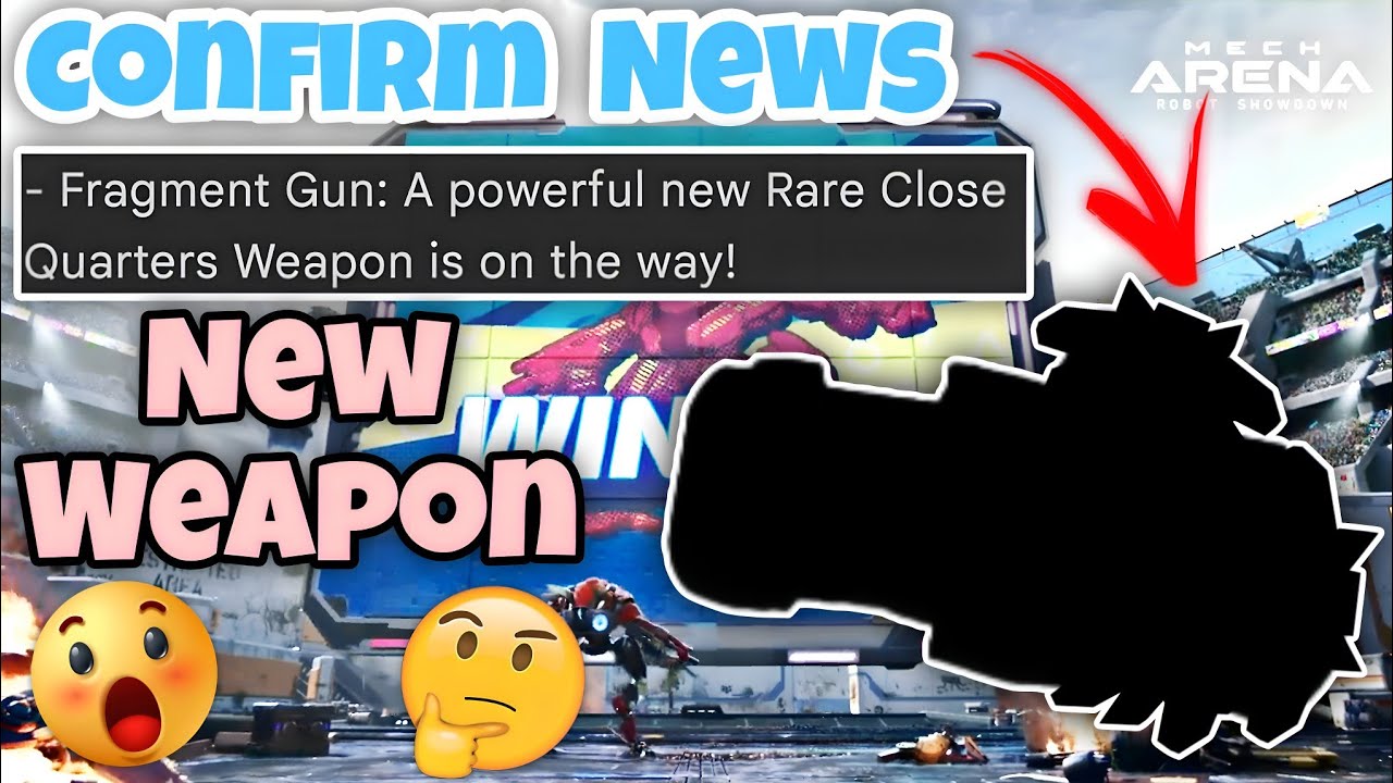 New Fragment Gun 🔥 | Mech Arena New Weapon | Rare Close Quarters Weapon ...