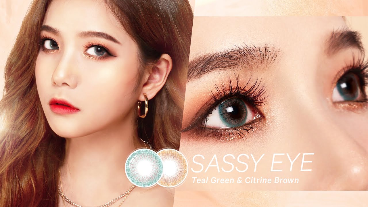 Sassy Eye Colored Contacts - HoneyColor.com - YouTube