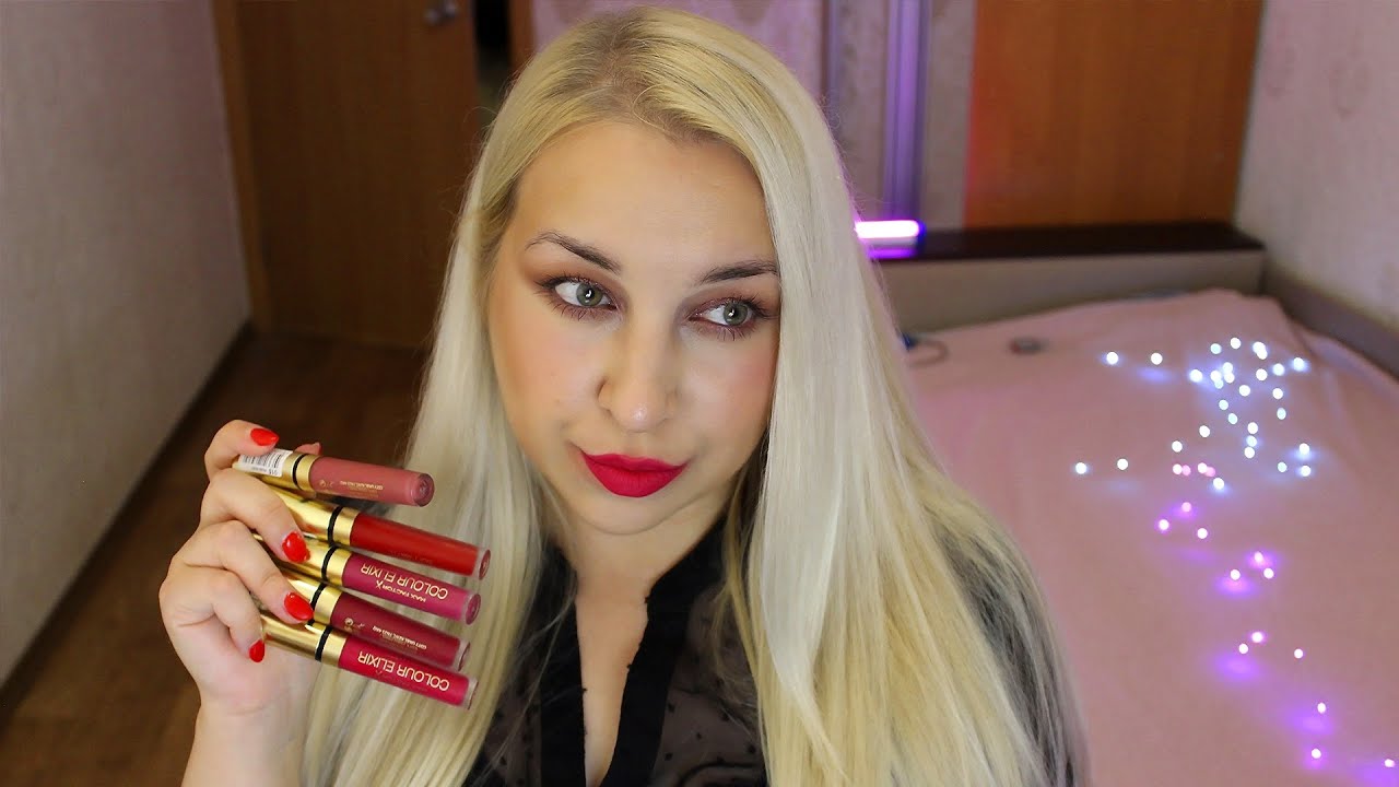 Обзор помад Max Factor Colour Elixir Soft Matte - YouTube