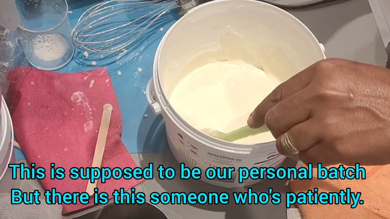 Making Lanolin cold protection body cream - YouTube