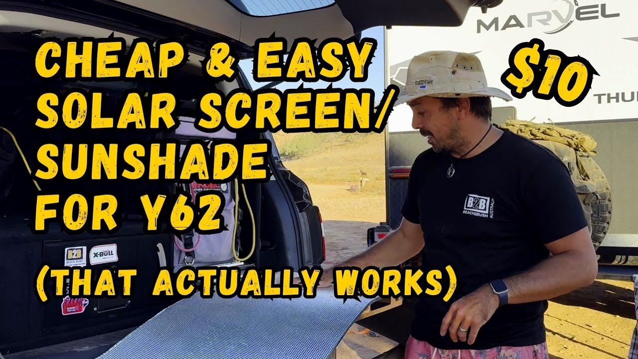 DIY THERMAL/SOLAR SCREEN ⎮ Y62 Patrol 4X4 ⎮Grab A Quick Mod With The ...