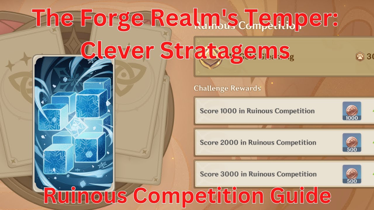 The Forge Realm's Temper: Clever Stratagems Ruinous Competition 3000 ...