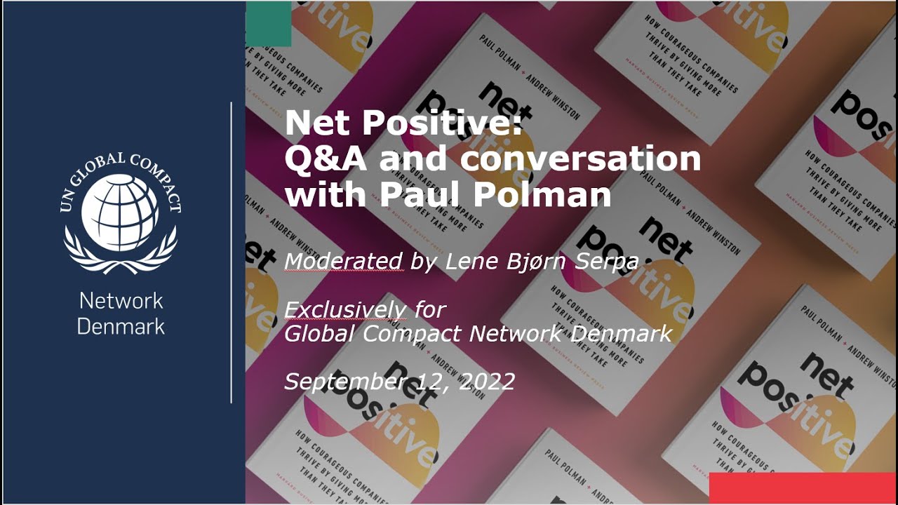 Net positive: Q&A and conversation with Paul Polman - YouTube