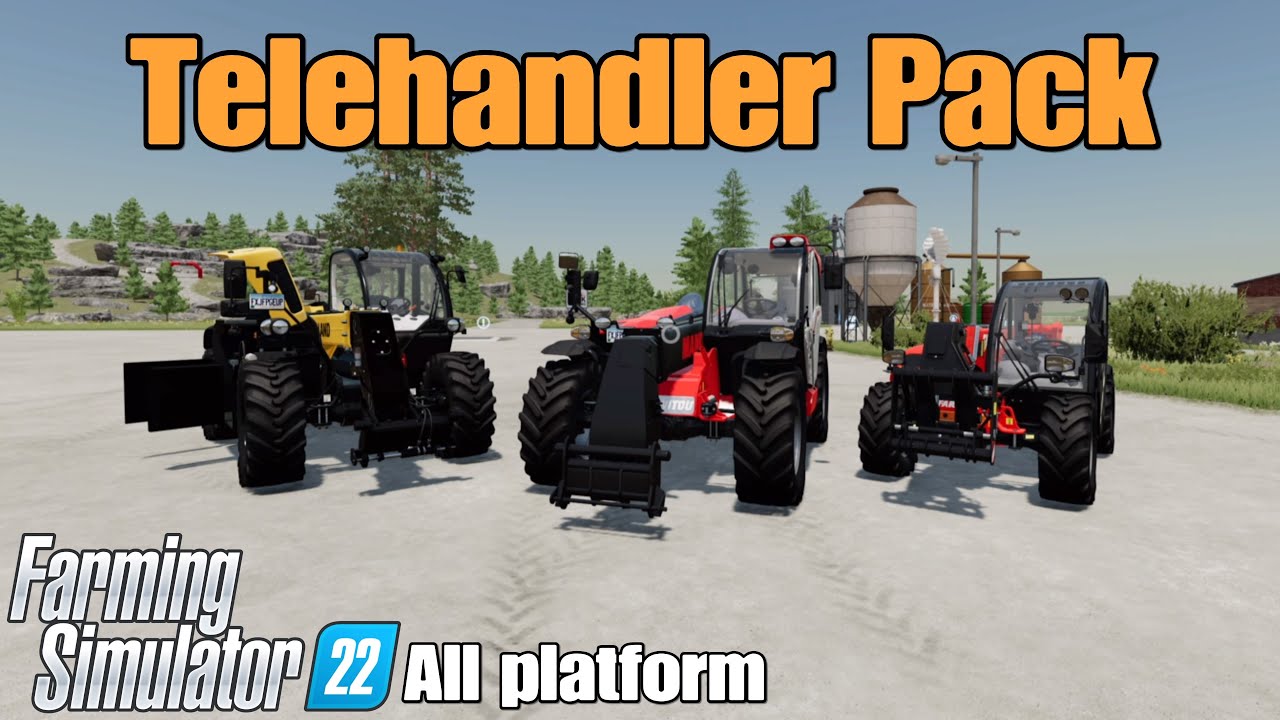 Telehandler Pack / FS22 mod for all platforms - YouTube