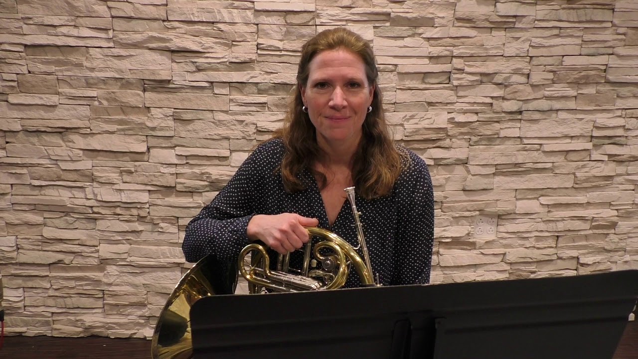 Hartt CMEA 2020 All State Demo, French Horn with Barbara Hill - YouTube