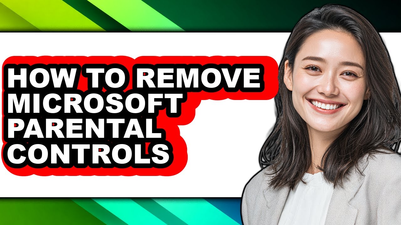 How to Remove Microsoft Parental Controls (easy Method) - YouTube