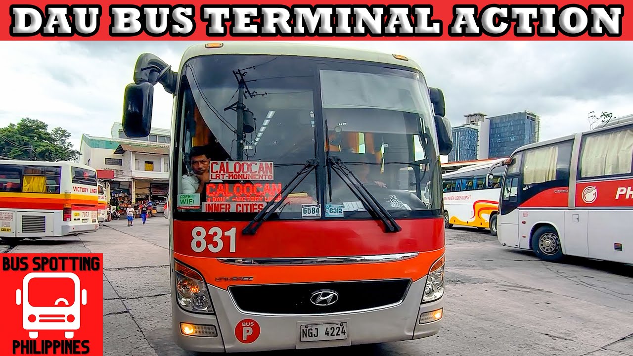 LIBUTIN NATIN ANG DAU BUS TERMINAL | ASSORTED BUS ACTION - YouTube