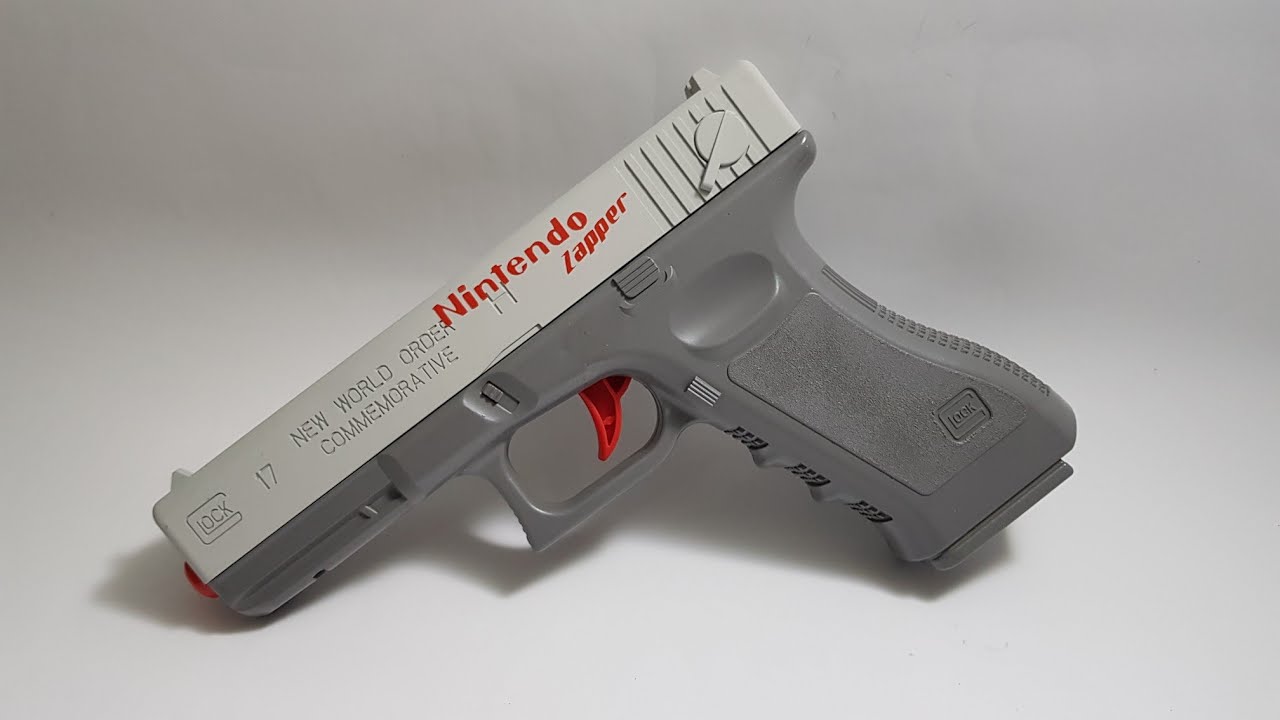 FREE Nintendo zapper themed glock gel blaster giveaway. - YouTube
