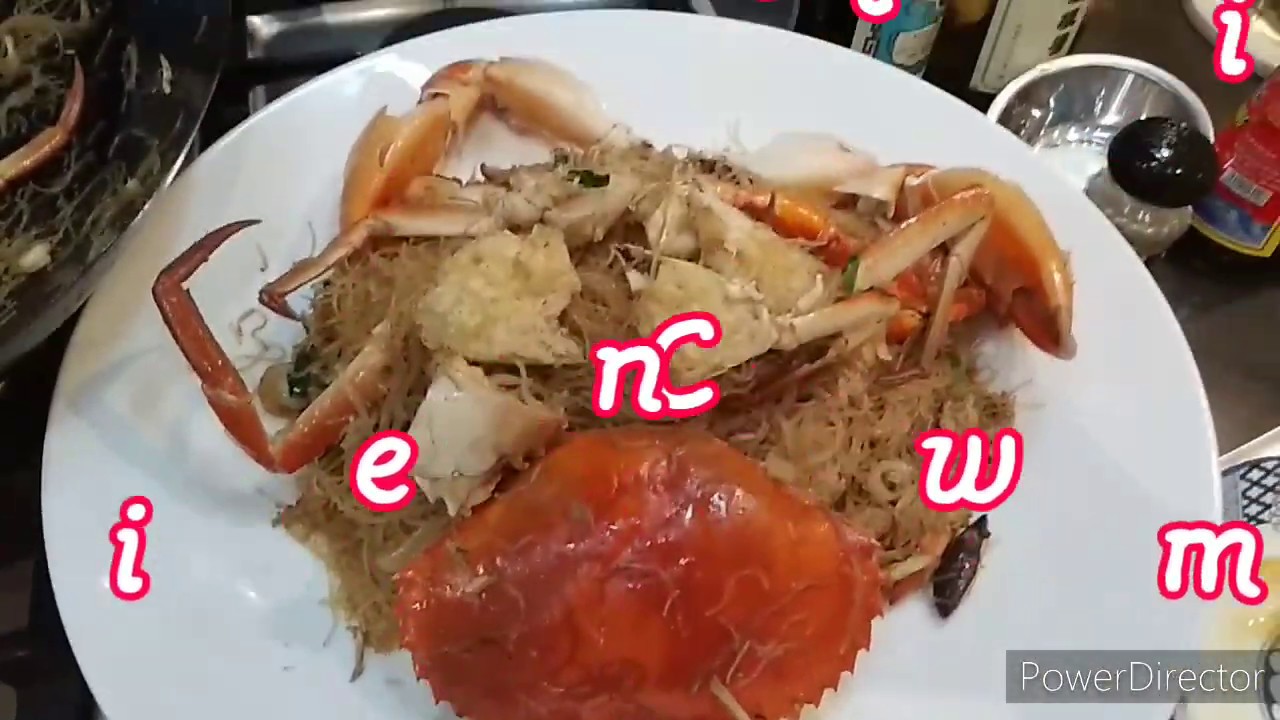 Another dish😊Crab with Mei Fan(noodles) - YouTube