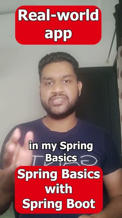Learn to make real world app using Spring Basics with Spring Boot - YouTube