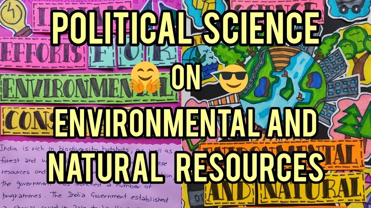 Environmental and natural resources Project | Political Science | class ...