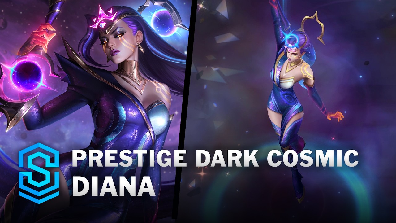 Prestige Dark Cosmic Diana Skin Spotlight - Pre-Release - PBE Preview ...