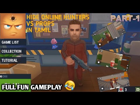 Hide Online Hunters VS Props Part-1 | Full Fun Gameplay In Tamil ...