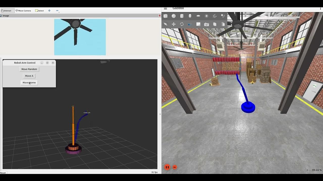 Simulation of a robot arm control using Arduino, GUI, Gazebo Garden, ROS 2 and MoveIt 2 - YouTube