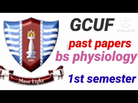 past paper bs physiology 1st semester \\ # past paper# GCUF#urdu ...