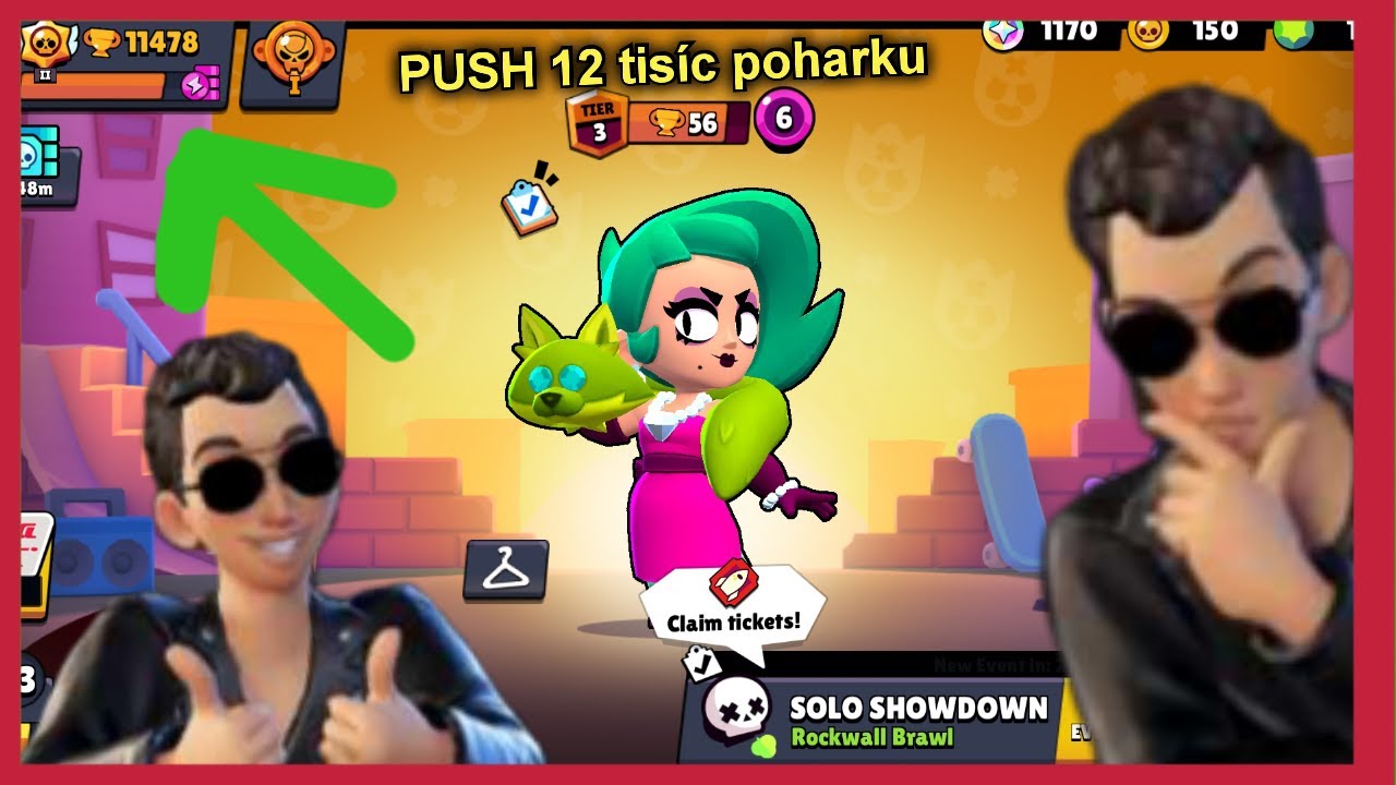 brawl stars PUSH 12 tisíc poharku stream - YouTube