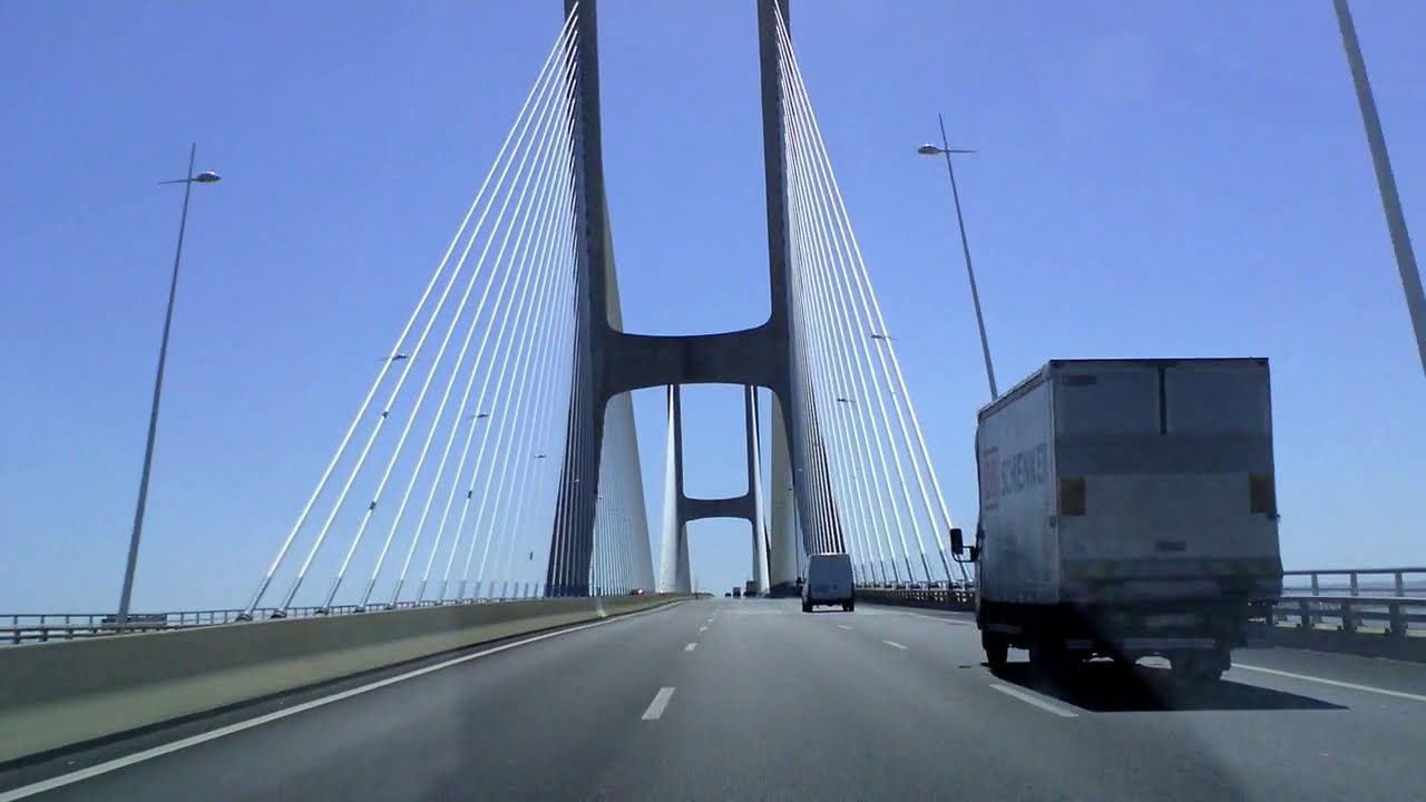 The (up until recently) longest bridge in Europe: Vasco da Gama ...