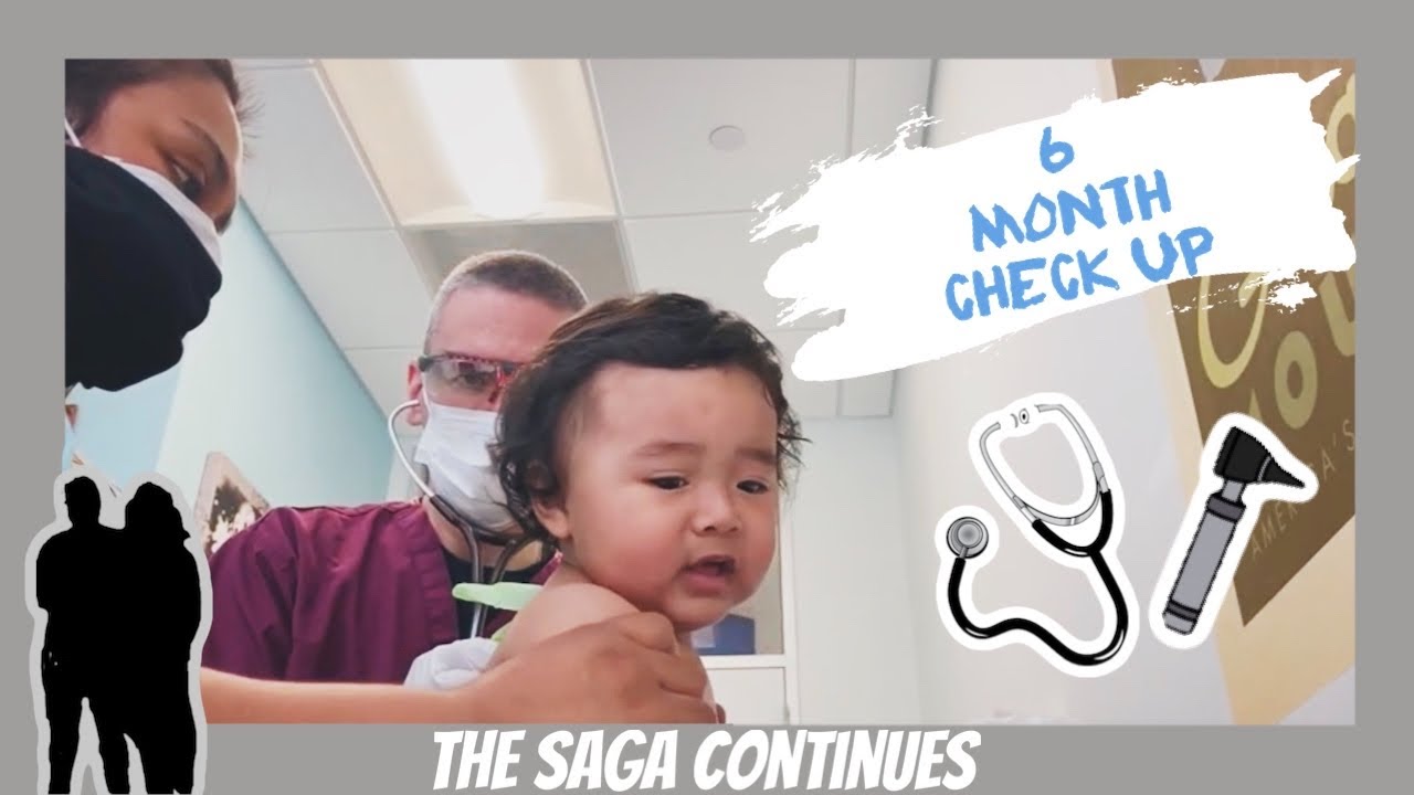 ISAAC 6 MONTH CHECK UP | REACHING MILESTONES - YouTube