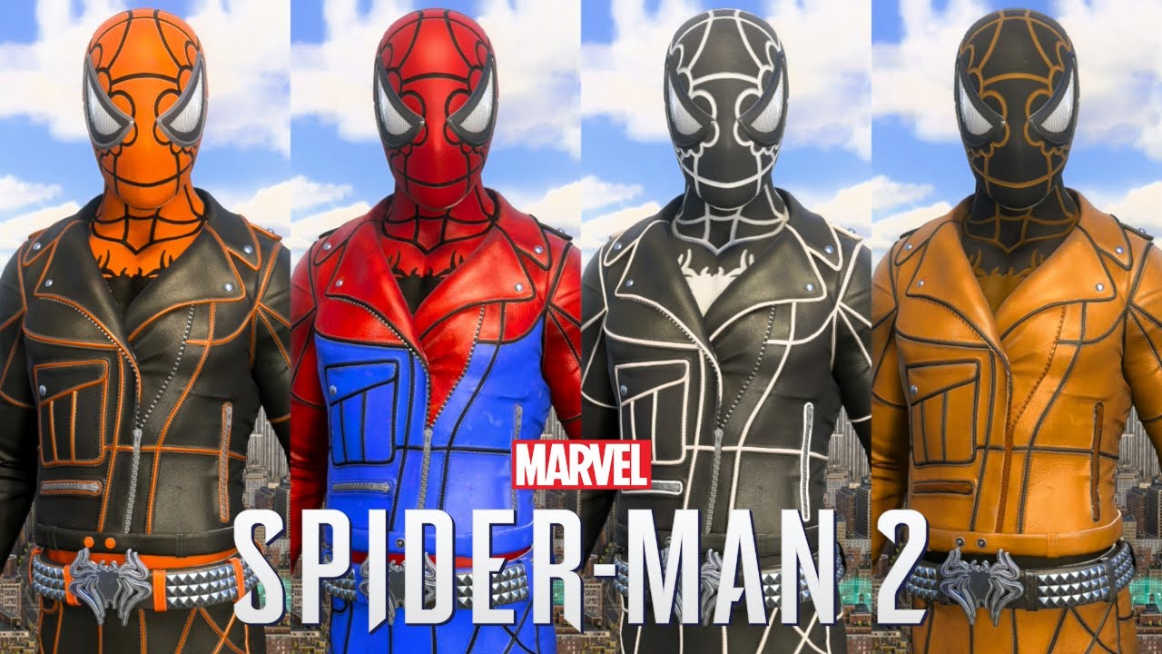 Marvel's Spider-man 2 Ps5 - All Motorchic Suit Styles Free Roam