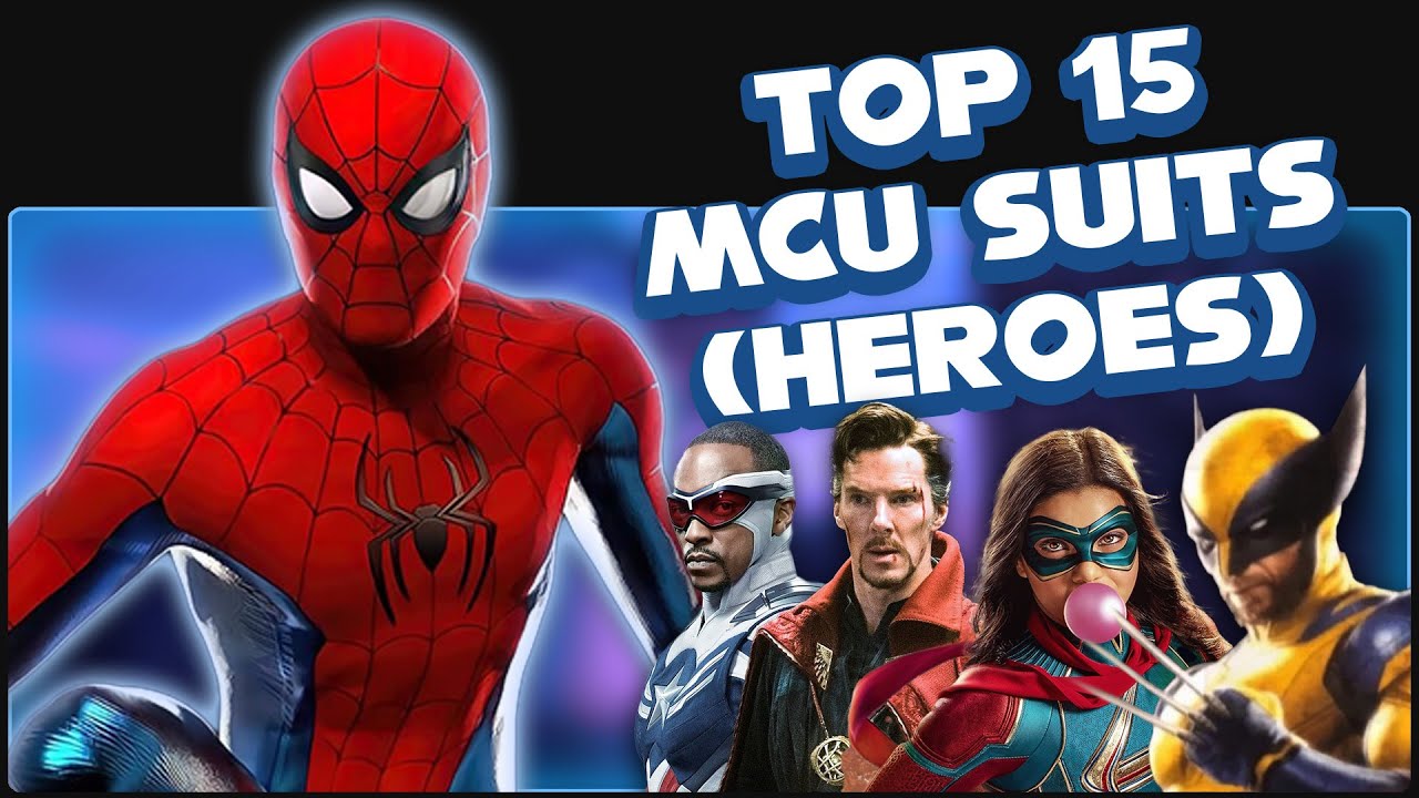 Top 15 BEST MCU Superhero Suits ranked from worst to best! - YouTube