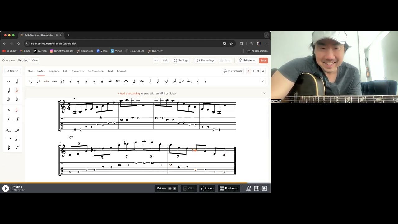 G Blues - Composing a Guitar Etude using Melodic Cell-Scale Fragments for Modern VIBES - TABS ...