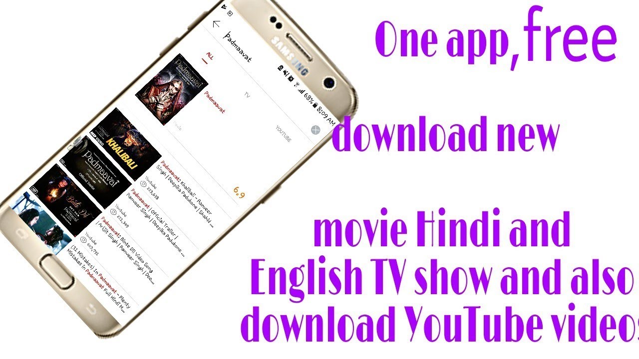 One app free download new movie Hindi English and YouTube videos - YouTube