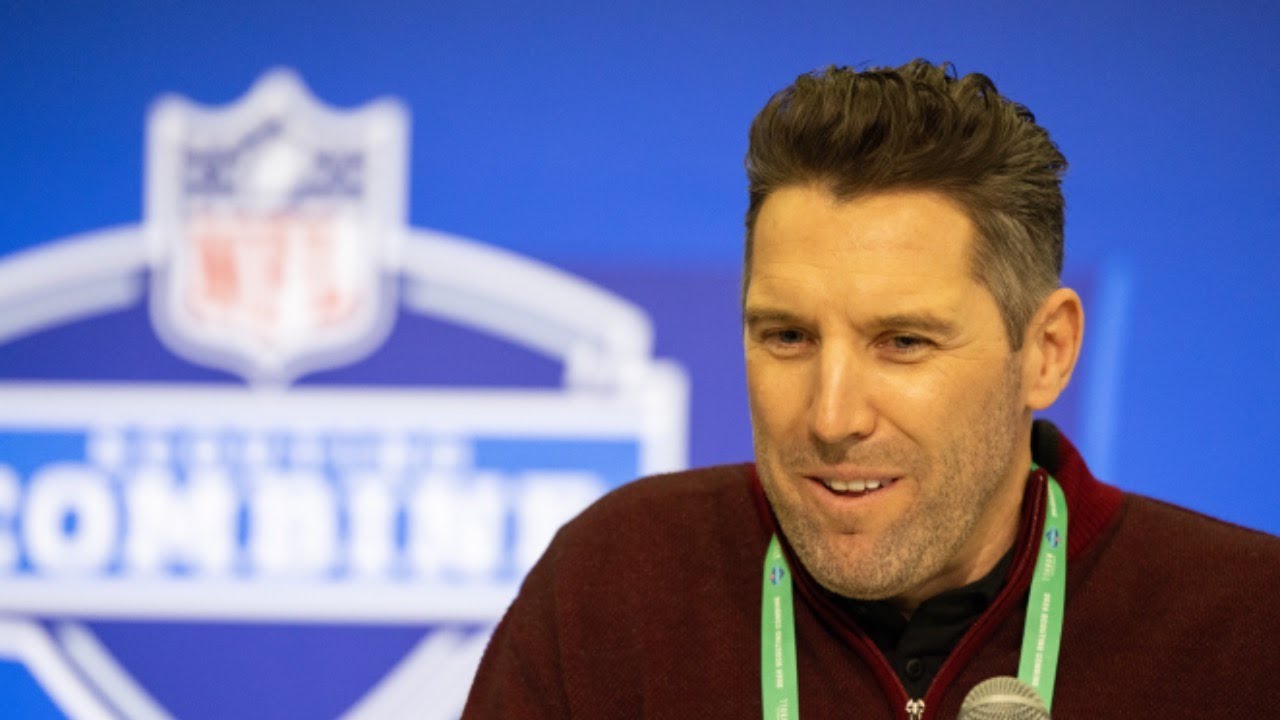 Adam Peters Combine Press Conference Reaction! Drake Maye LOVES DC ...