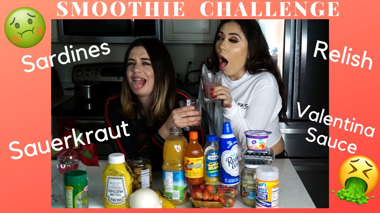 SMOOTHIE CHALLENGE ll WITH A TWIST ll - YouTube