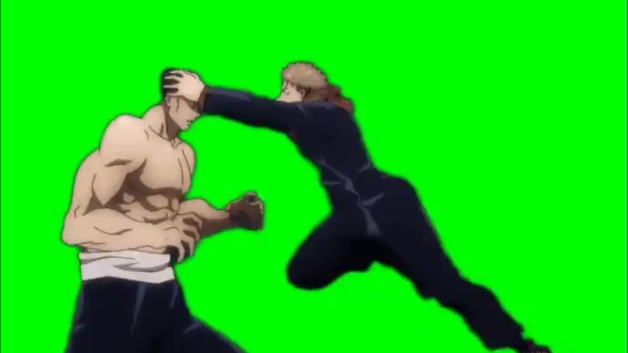Jujutsu kaisen green screen - YouTube