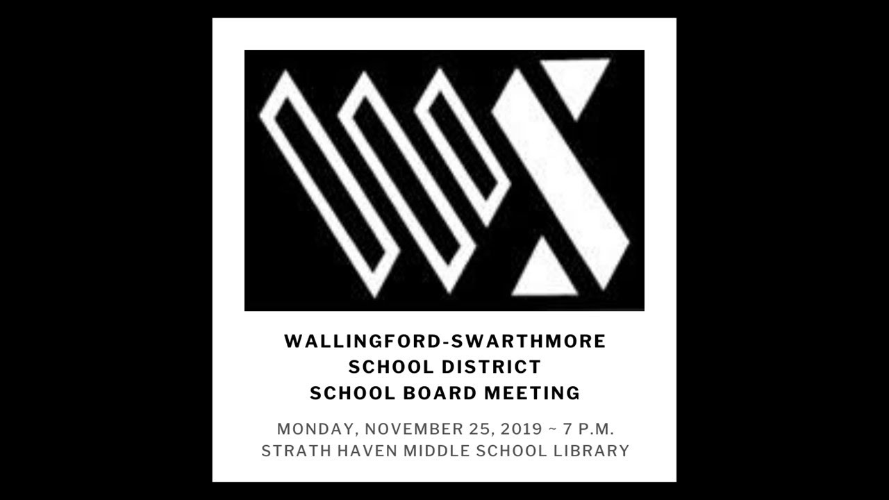 WSSD School Board Meeting - November 25, 2019 - YouTube