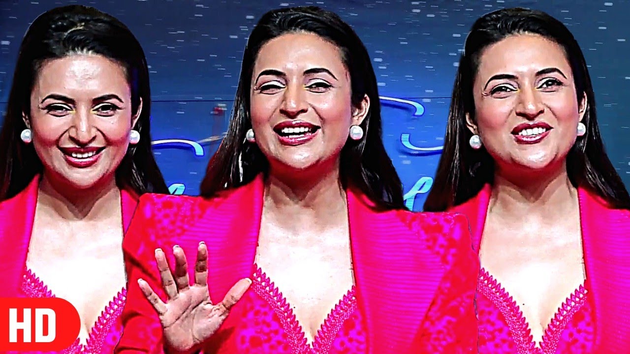 Uff Cutie 🥰 Divyanka Tripathi Looks GorGeous In Pink Deep Neck Outfit ...