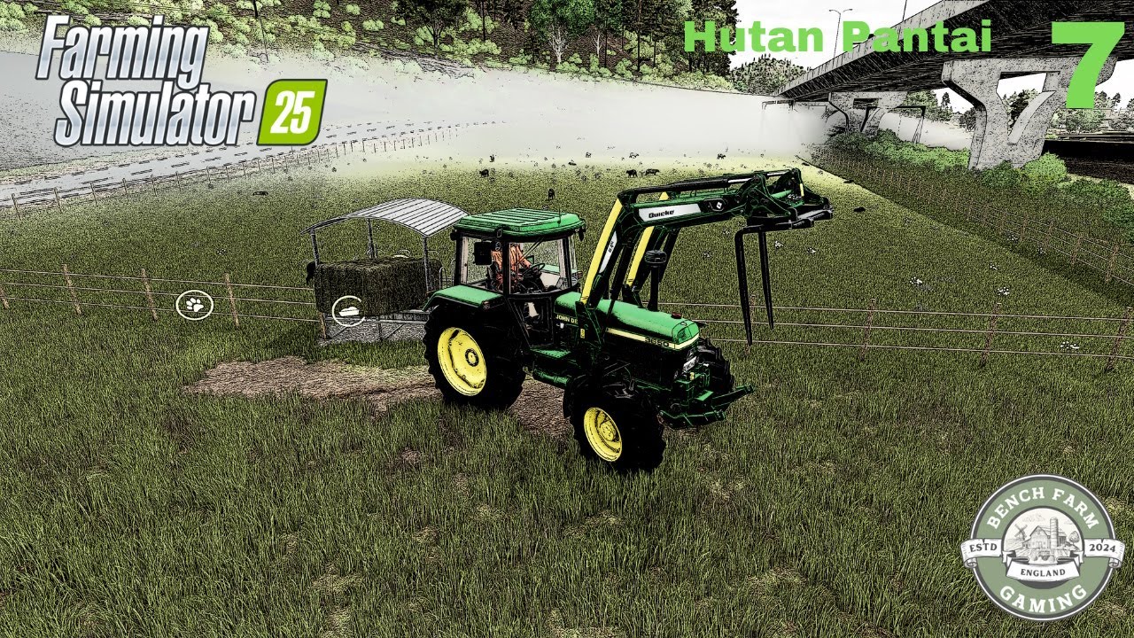 FARM SIM 25 | CONTRACTOR TO COW FARMER | HUTAN PANTAI | EP 7 ...