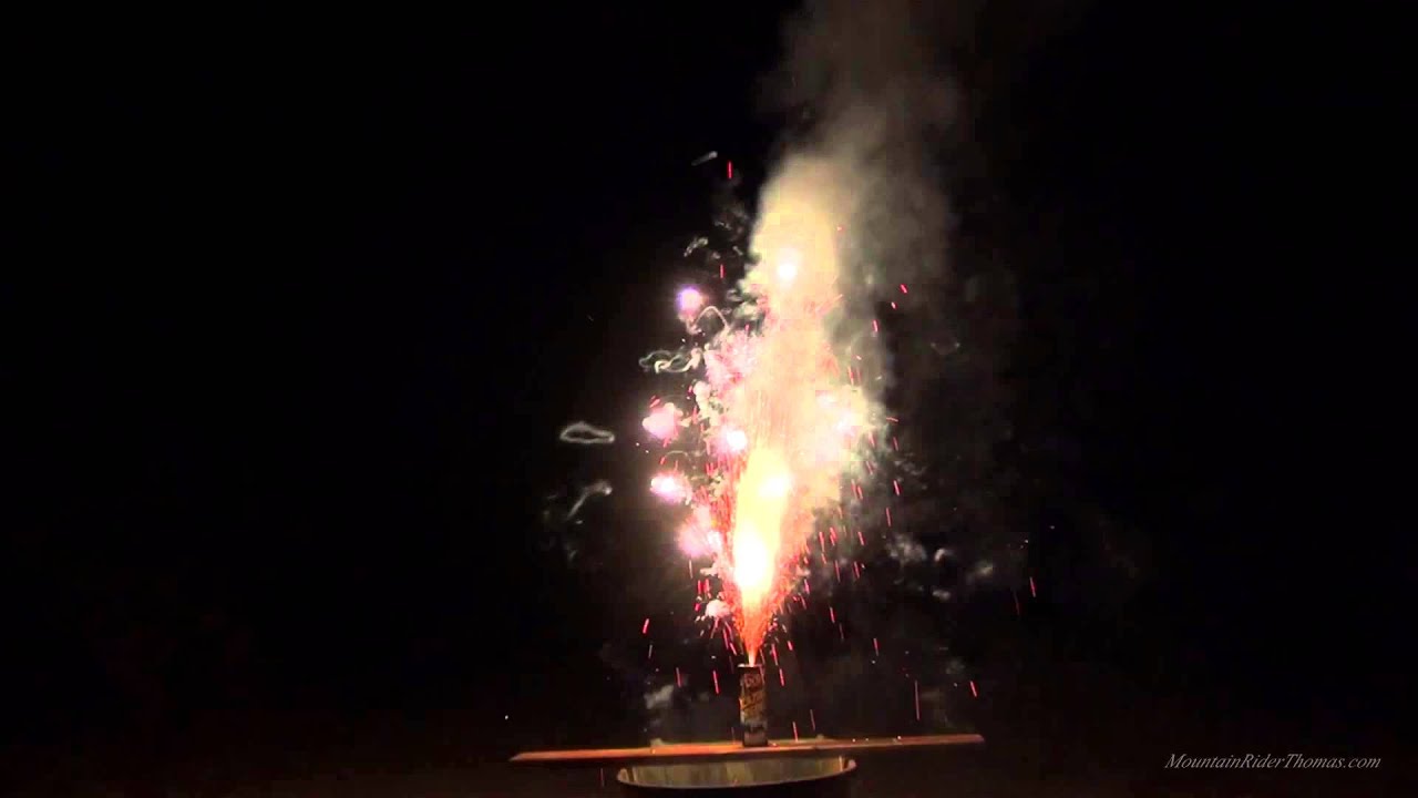 Firework Fountain "Blazing Rebel" TNT California Legal Fireworks - YouTube