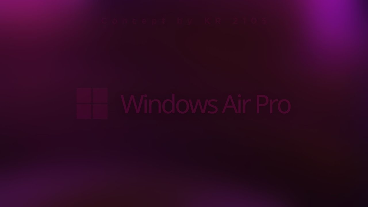 Introduncing Windows Air Pro - YouTube