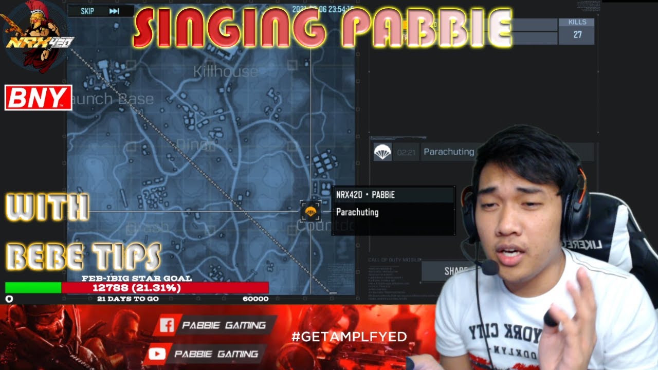 TAPOS NA HUMUHUGOT PA | SINGING PABBIE | NRX 420 | CODM GARENA - YouTube