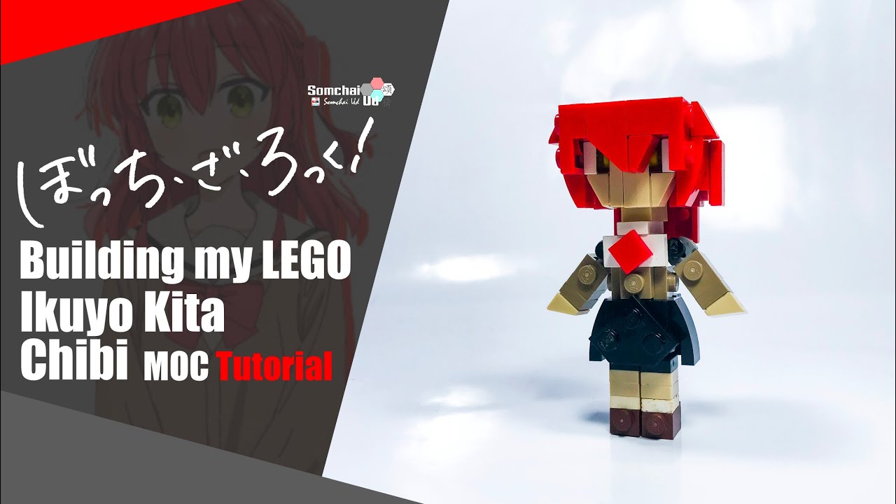 LEGO Bocchi the Rock! Ikuyo Kita Chibi MOC Tutorial | Somchai Ud - YouTube