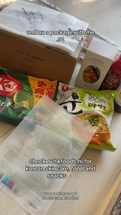 Kfoods.nl unboxing - YouTube