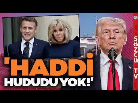 Trump Çığırından Çıktı! Macron'u Özel Hayatından Vurdu! Ekrem Açıkel Böyle Ateş Püskürdü