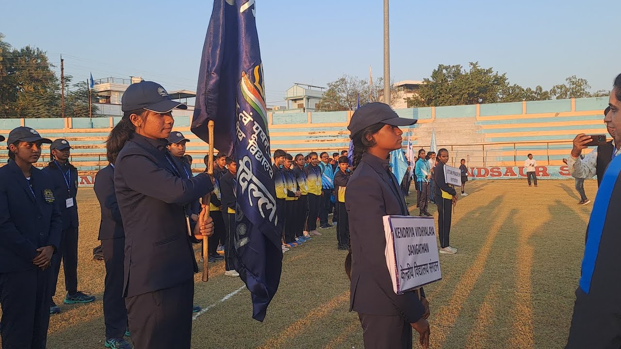 Malwa MP||Traditional Dance ||SGFI Under14 Hockey Girls Inauguration ...