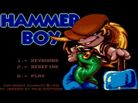 Hammer Boy gameplay (PC Game, 1990) - YouTube