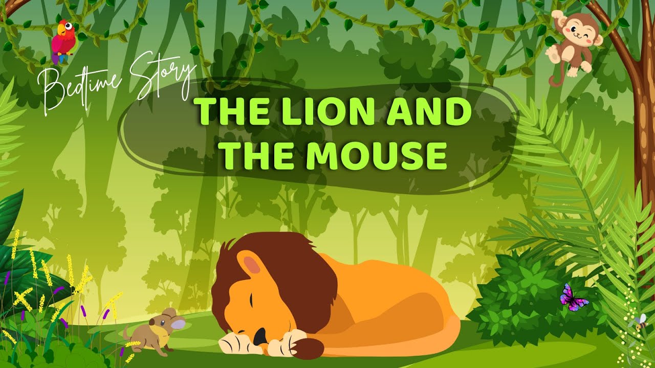 Improve Speaking English from Story Listening | The Lion and the Mouse ...