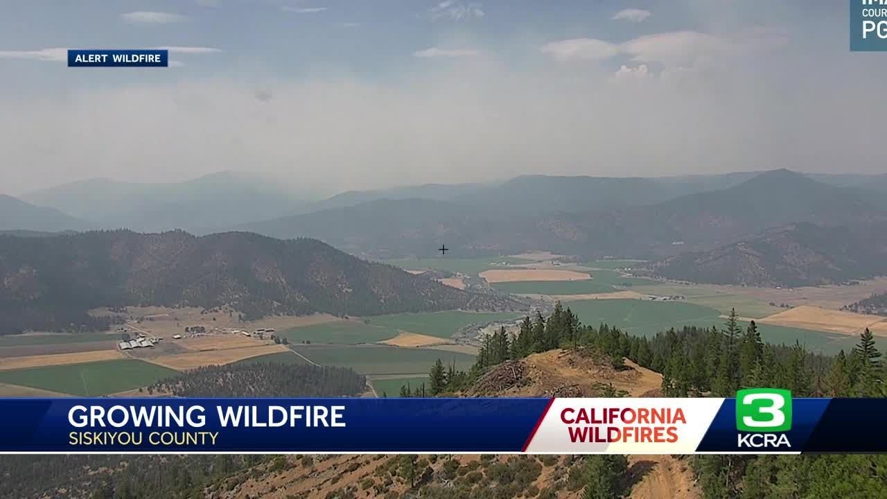 Several lightning-sparked fires burn in Northern California - YouTube
