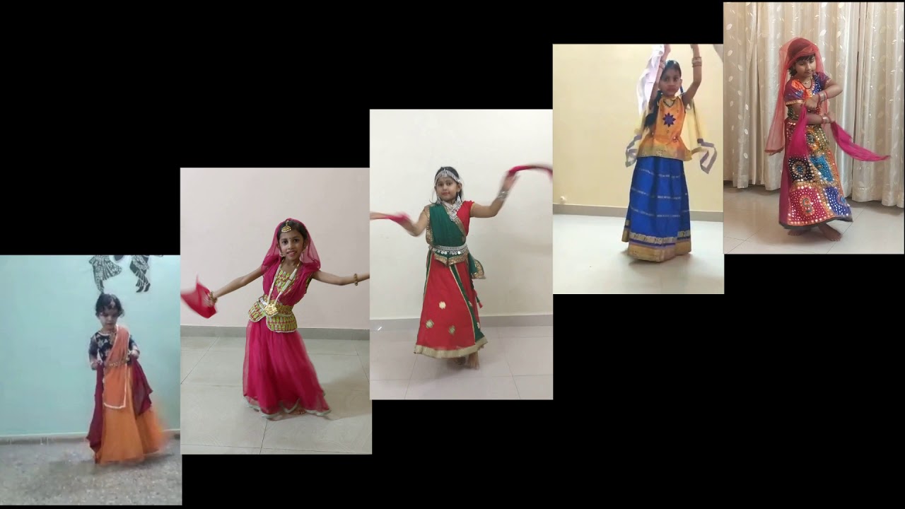 Rajasthani Folk Dance -Resham Ka Roomal (Online Group Performance ...