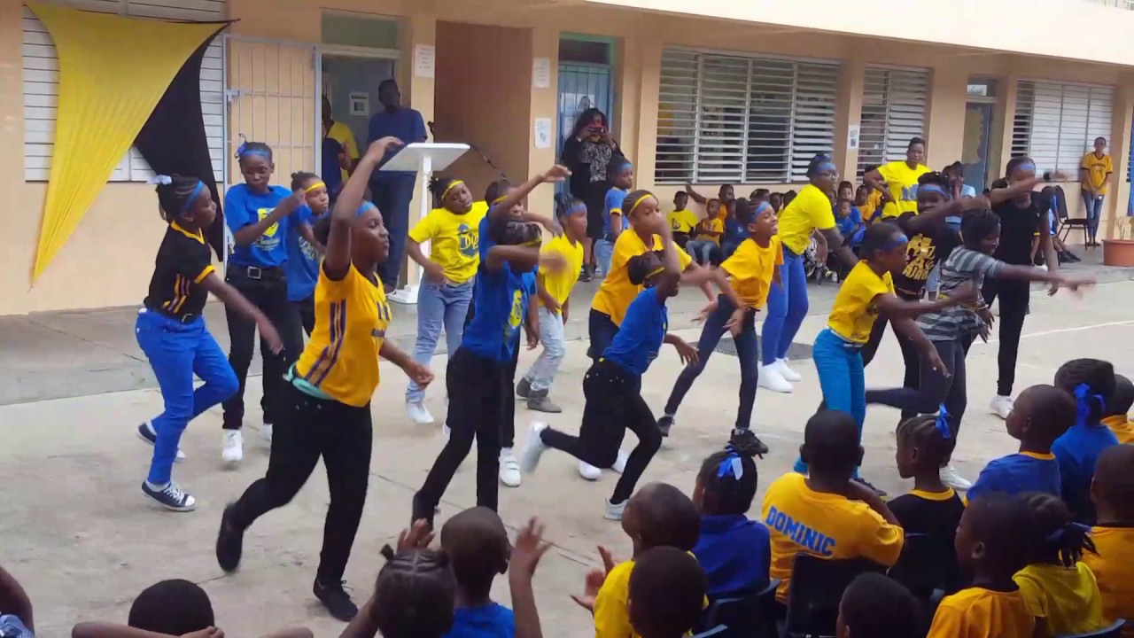 50th Birthday celebrations for Barbados at Reynold Weekes Primary - YouTube